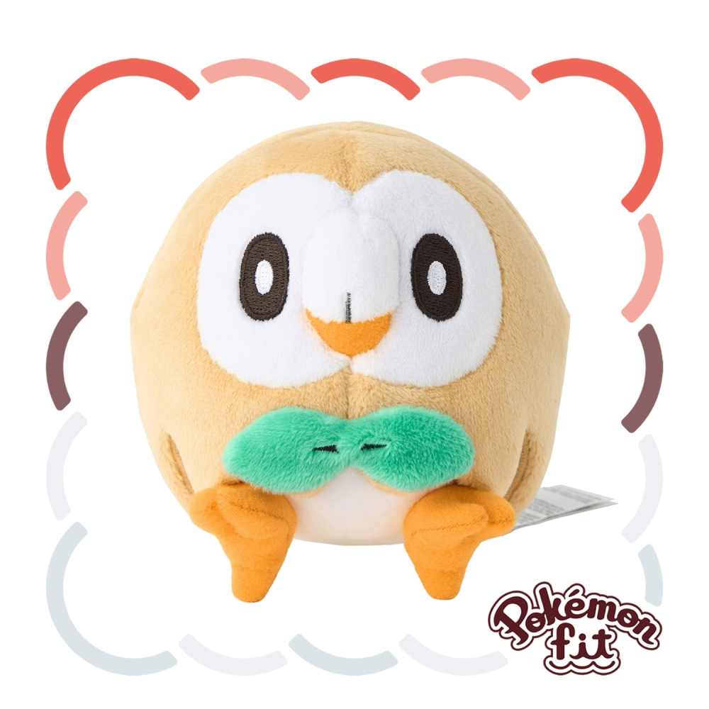 Pokemon center Pokemon fit plush Rowlet - Pokemon plushies | Aniworld4u